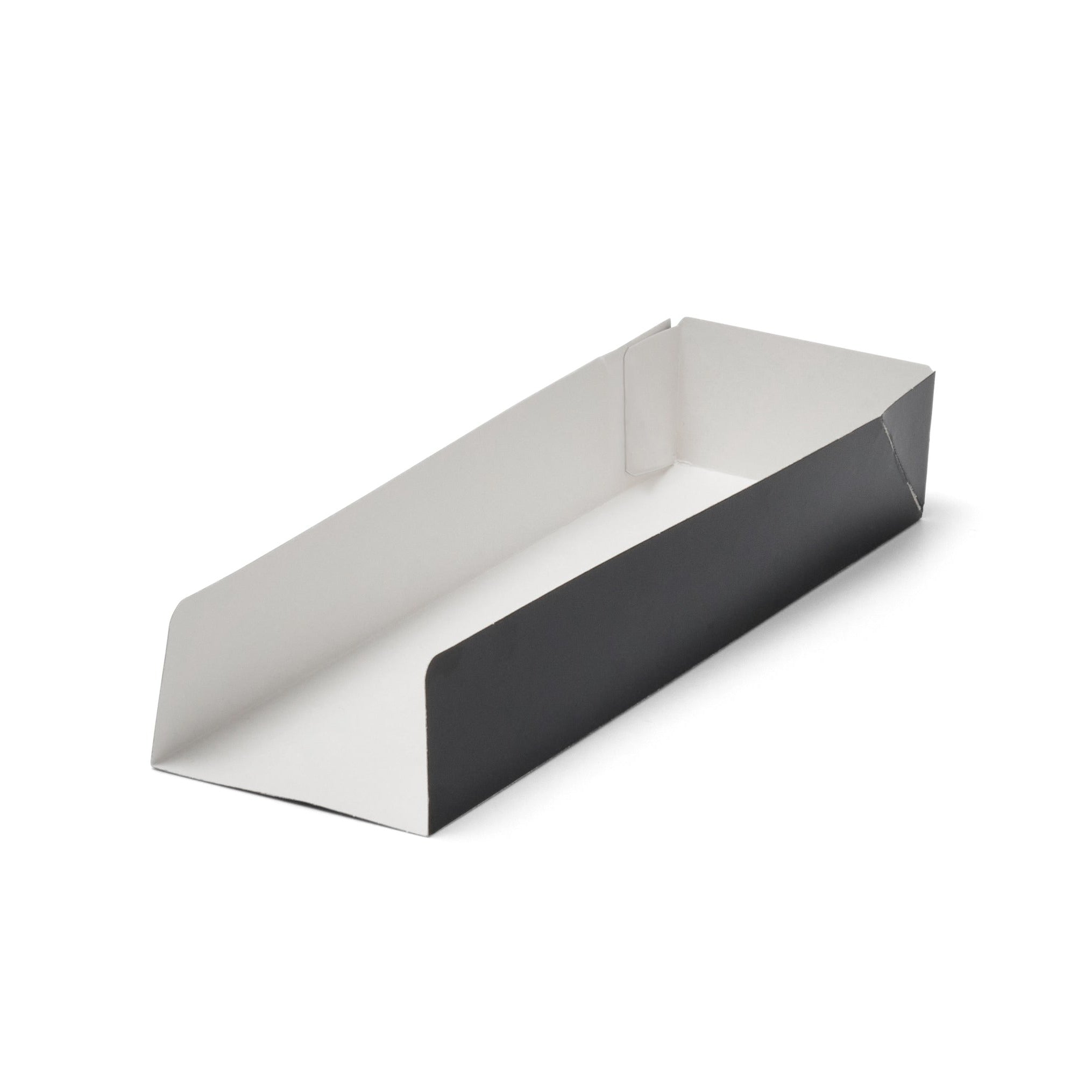 10" Black Open Ended Hot Dog Tray - 500pk — Eco Supplies
