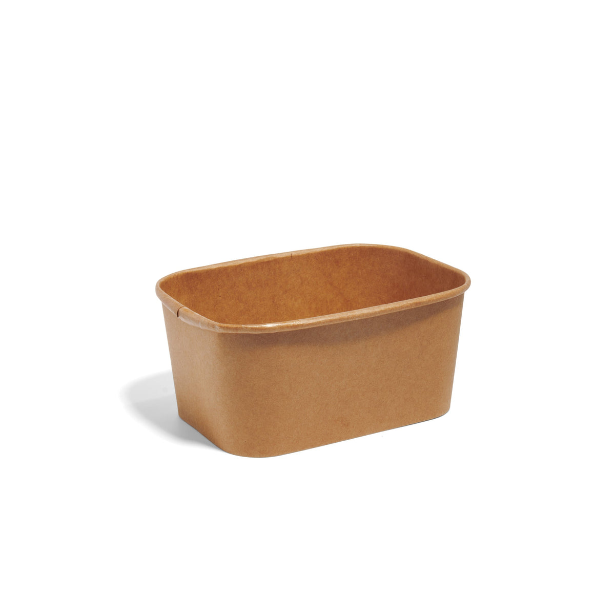 1000ml Kraft Rectangular Paper Bowl - 300pk — Eco Supplies